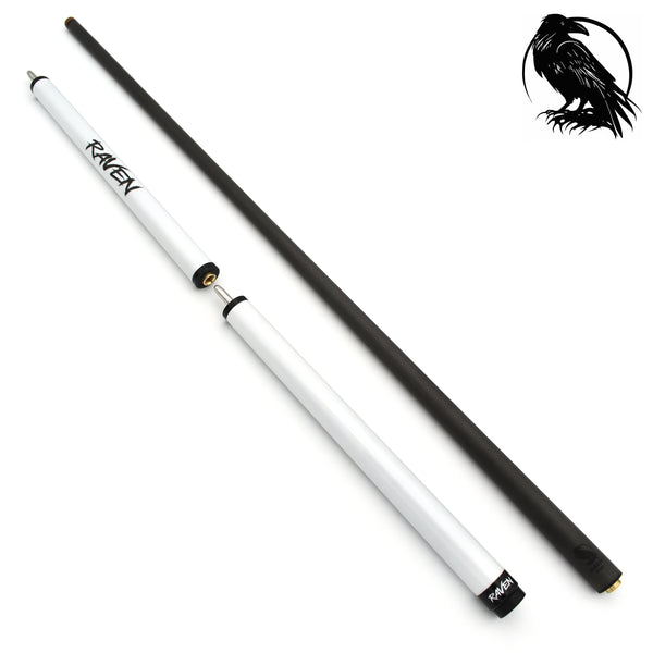 Carbon Fiber Jump Cue, White – RAVEN CUES