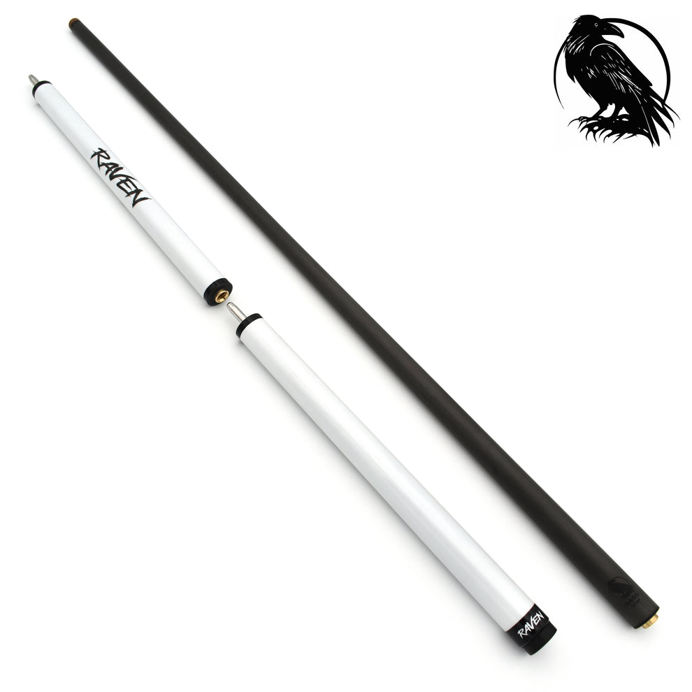 Carbon Fiber Jump Cue, White – RAVEN CUES
