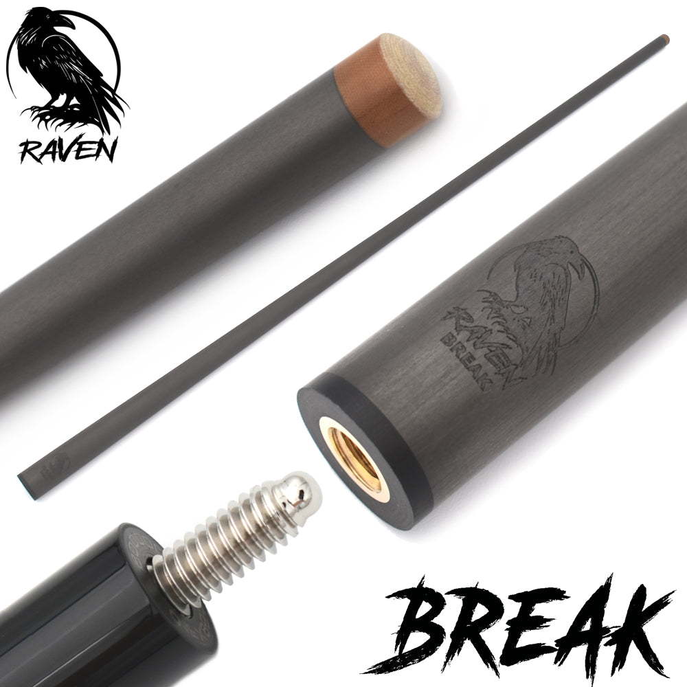 Carbon Fiber Shaft 3/8-14 (Fits Cuetec) - Break – RAVEN CUES